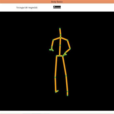 The Sdk For Kinect System And Virtual Skeleton Formed By Kinect And The