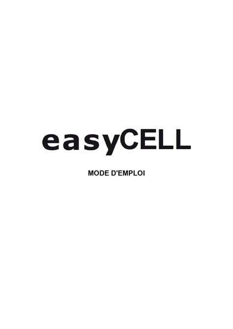 Notice Itt Easycell Téléphone Portable Trouver Une Solution à Un