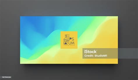 생생한 그라데이션이있는 창조적 인 디자인 템플릿 광고 마케팅 프리젠 테이션을위한 3d 벡터 일러스트 레이션 투시 뷰 3차원 형태에 대한 스톡 벡터 아트 및 기타 이미지