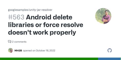 android delete libraries or force resolve doesn t work properly · issue
