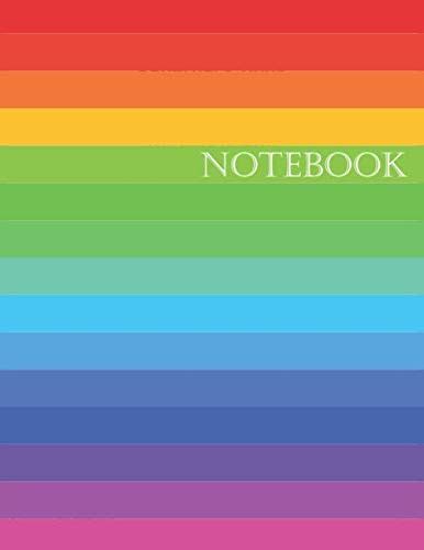 Notebook Rainbow Composition Notebook College Ruled A 8 5x11 Lined Notebook 120 Pages By