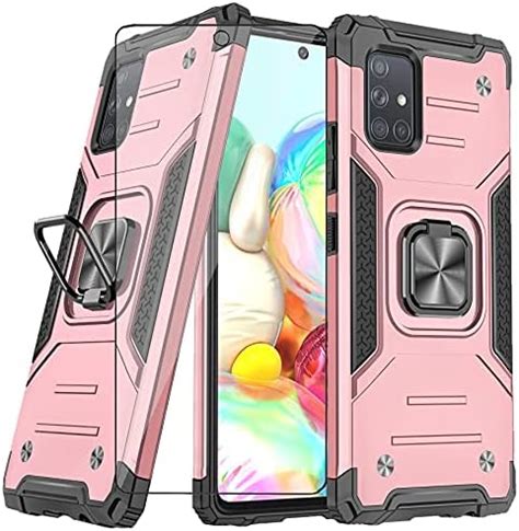 Amazon Com Asuwish Compatible With Samsung Galaxy A G Case And Tempered Glass Screen