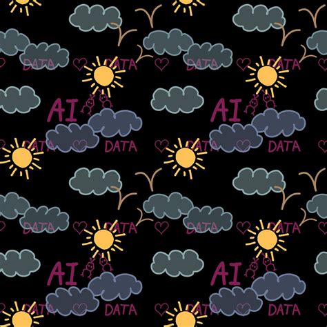 download cloud computing artificial intelligence doodles royalty