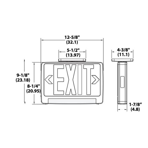 Lithonia Ecbr Led Emergency Light Exit Combo Lbc Lighting Pro