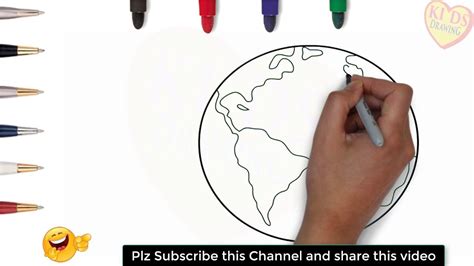 How To Draw A Map Of The World Step By Step Warehouse Of Ideas