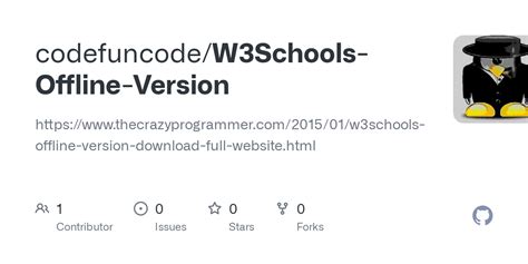 Github Codefuncodew3schools Offline Version