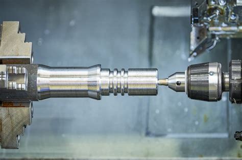 CNC Lather Machine Cutting Tool At Metal Working Stock Photo Image Of Equipment Machine