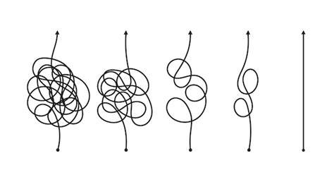 premium vector chaos simplifying problem solving and business