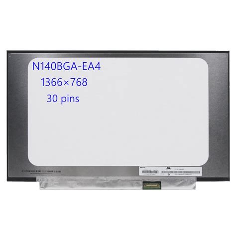 140 Laptop Lcd Screen N140bga Ea4 Revc2 Nt140whm N34 B140xtn072 For