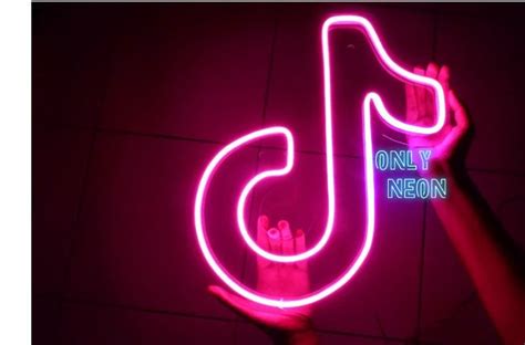 Tiktok Neon Sign Neon Signs Neon Geek Art