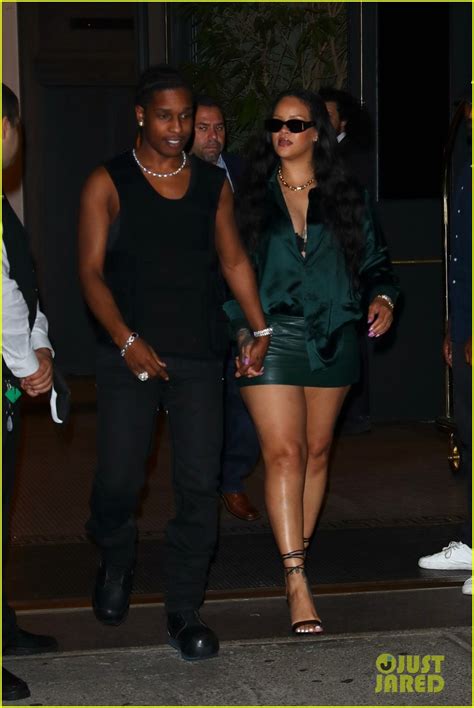 Rihanna And Aap Rocky Depart A Nyc Hotel After A Night On The Town