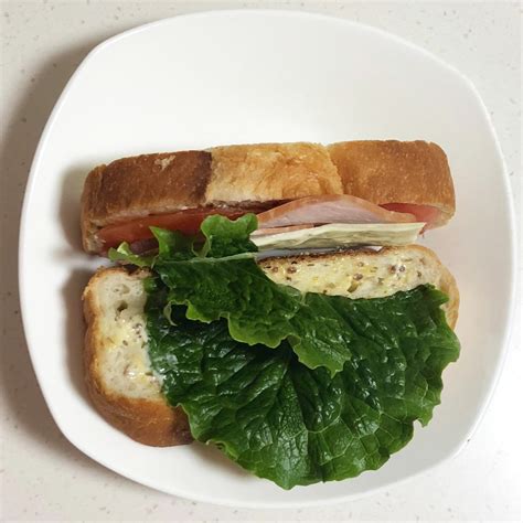 파리바게뜨 토종효모빵 햄치즈샌드위치