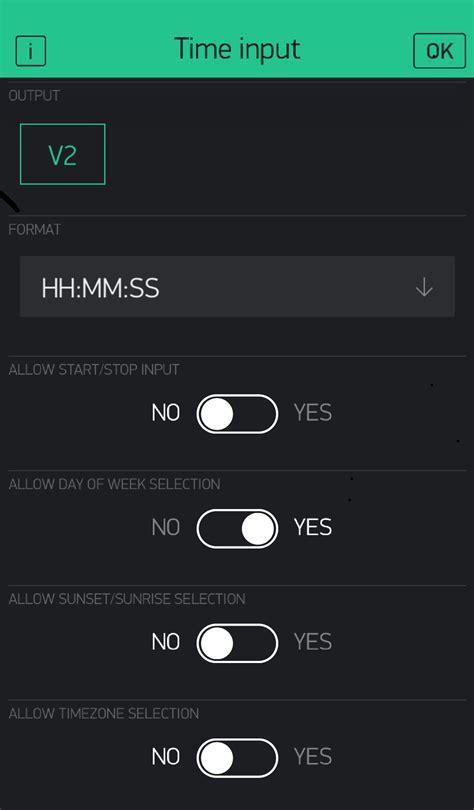 Time Input Widget Adjustable Daily Alarm Solved Blynk Community