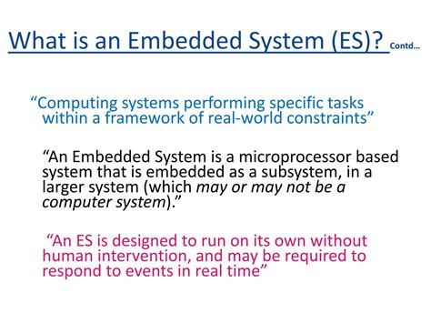 Embedded And Real Time Systems Unit 16703pptx Computing