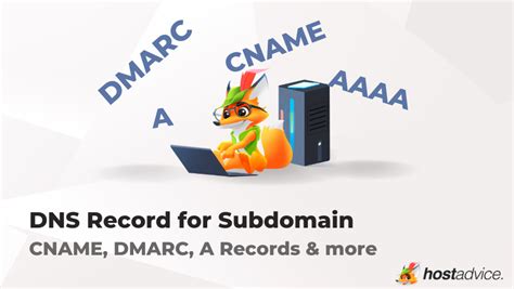 DNS Record For Subdomain CNAME DMARC A Records More