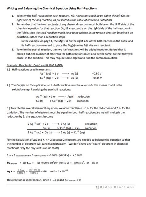Solved Writing And Balancing The Chemical Equation Using Chegg