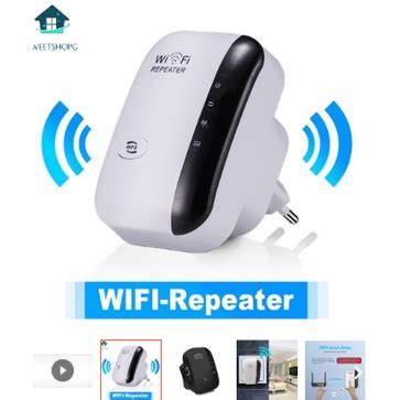 Jual Penguat Sinyal Wifi WiFi Repeater 300Mbps Sinyal WiFi Memperluas Jangkauan Penguat Sinyal
