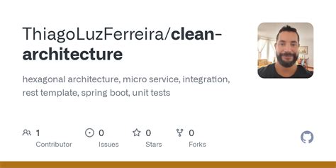 GitHub ThiagoLuzFerreira Clean Architecture Hexagonal Architecture Micro Service