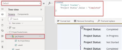 how to set default selected item in power apps gallery