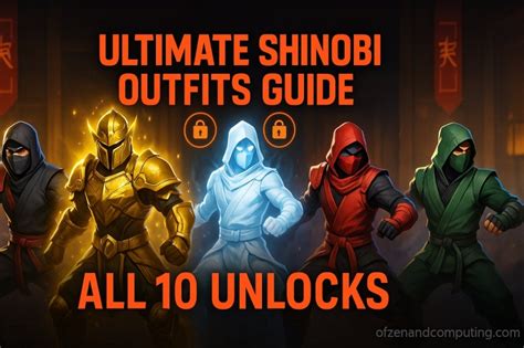 Complete Shinobi Art Of Vengeance Outfits March 2026 Guide