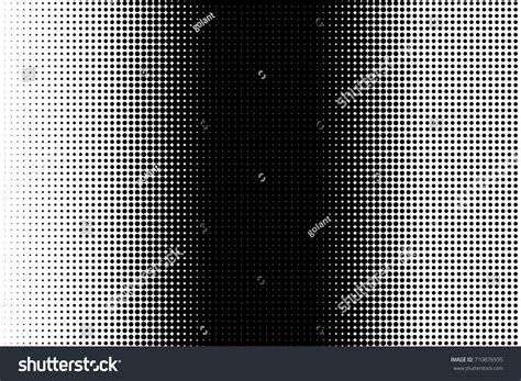 Abstract Monochrome Halftone Pattern Comic Background Stock Vector