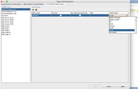 how to get user defined native types to show up oracle forums