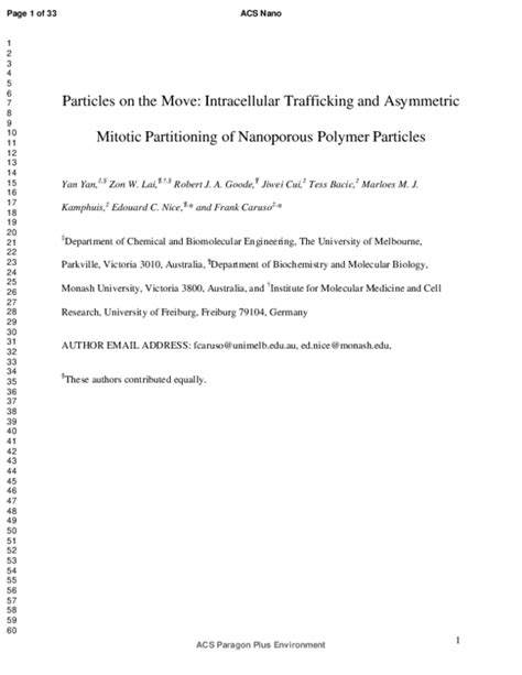 Pdf Preparation Of Nano And Microcapsules By Electrophoretic Polymer