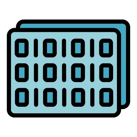 Premium Vector Big Data Icon Outline Big Data Vector Icon For Web