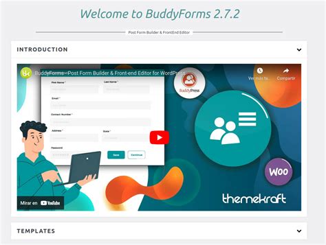 installation and activation wordpress form builder documentation buddyforms