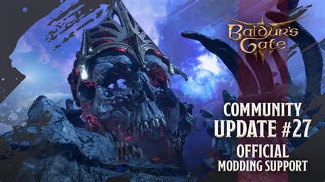 Community Update 27 Official Modding Support