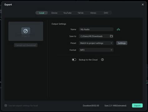 Filmora AI Vocal Remover