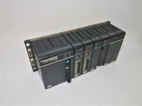 7 Segment Led Din Rail Koyo Direct Logic 405rs D4 Rsdc Remote I O Module Plc Rack Current 0 5