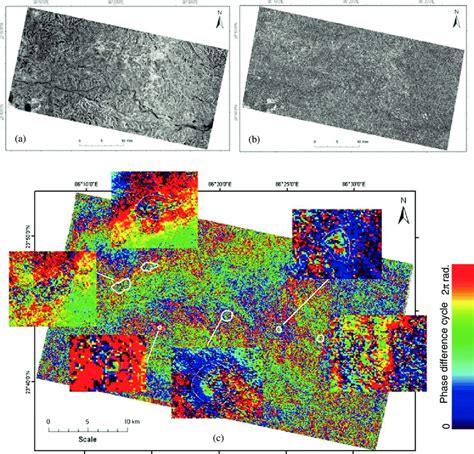 Differential Interferometric Sar Processing Products Of C Band Envisat Download Scientific