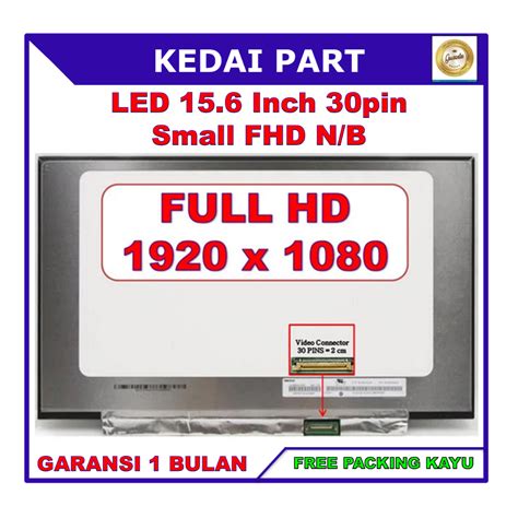 Jual LCD LED Samsung 15 6 15 Inch 30 Pin 30pin Small Narrow FHD Full HD No Bracket Kuping Baut