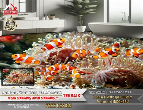 Jual Sticker Custom 3d Floor Sticker View Bawah Laut Sticker Ikan