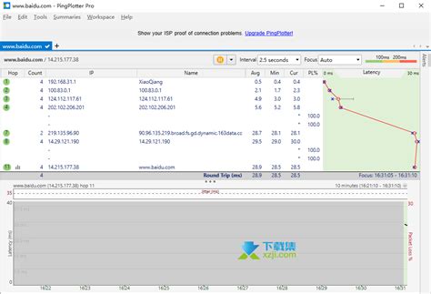 pingplotter pro 网络监视器 v5 25 12 9074 免费版 下载集