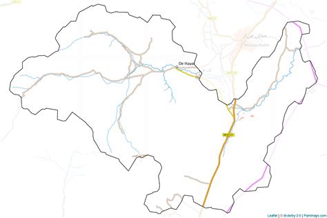 Make Printable Nirkh Maps With Border Masking Cropping Using Leaflet OSM