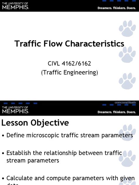 L2 Microscopic Traffic Flow Parameters Pdf Physics Transport Infrastructure