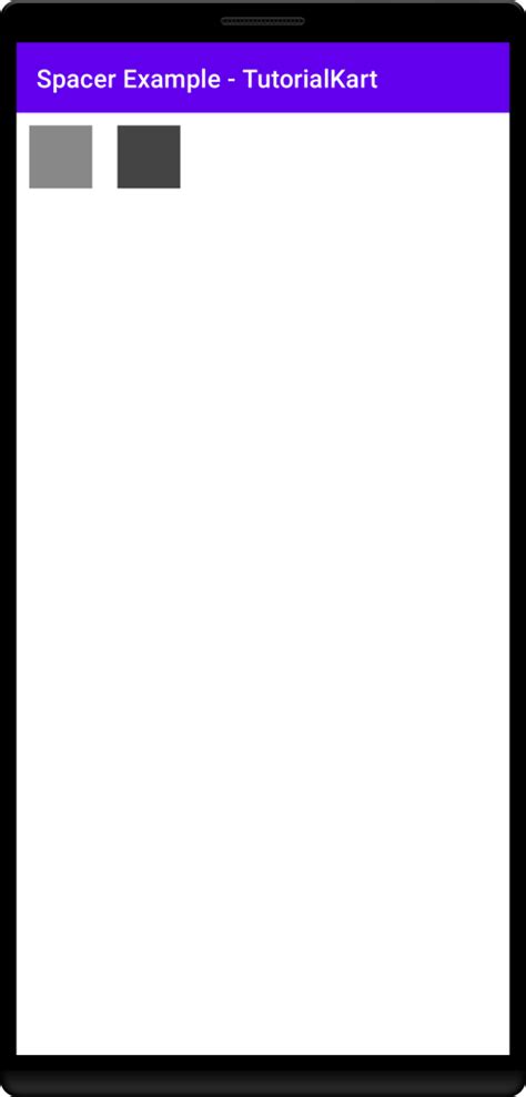 Spacer Composable Examples Android Jetpack Compose