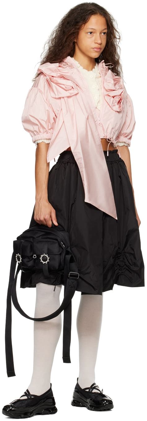 Simone Rocha Pink Pressed Roses Jacket Simone Rocha