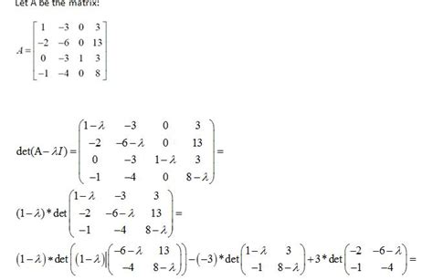 Polynomials Characteristic Polymonmial 4x4 Matrix Mathematics Stack