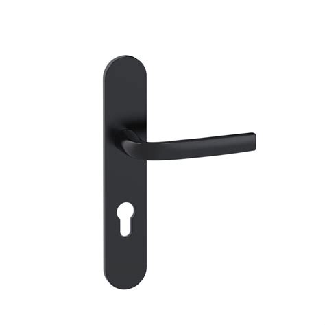 Poignées Sur Plaques Ea 195 Mm Noir Mat Logio Vachette Bricozor