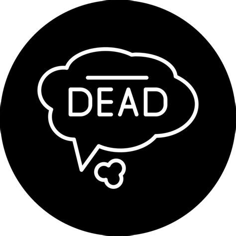Dead Vector Icon 37256671 Vector Art At Vecteezy
