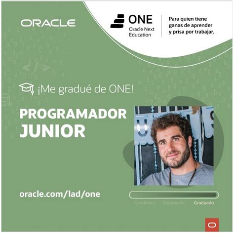 ¡me Alegra Contarles Que He Finalizado El Programa Oracle Next