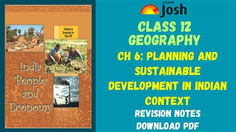 CBSE Class Geography India People And Economy Chapter Planning And Sustainable