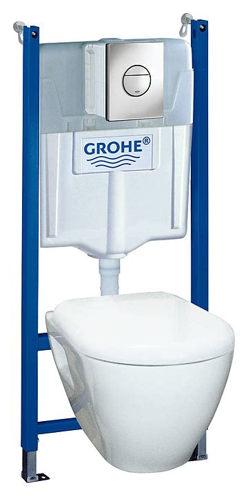 Унитаз подвесной с бачком и инсталляцией Grohe 38950000Gr купить по ...
