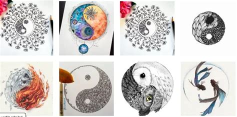 معنی تاتو یین یانگ با عکس و توضیحات 100 طرح