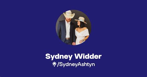 Sydney Widder Instagram Tiktok Linktree