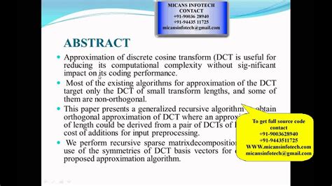 A Generalized Algorithm And Reconfigurable Architecture For Efficient