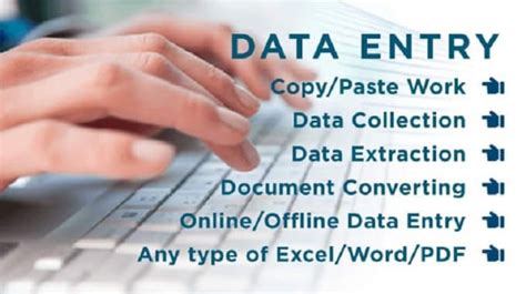 Do Data Entry Typing Work And Admin Work By Hepsimohan Fiverr